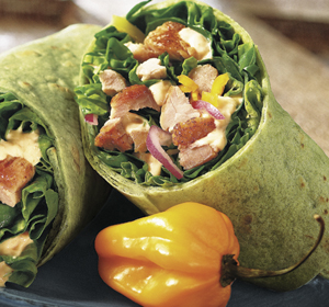 12" Spinach Flour Tortillas